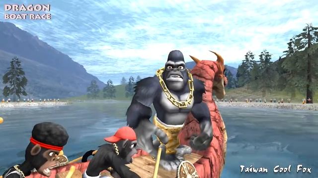 duanwu festival Taiwan CoolFox dragon boat race 端午節 龍舟賽動畫短片