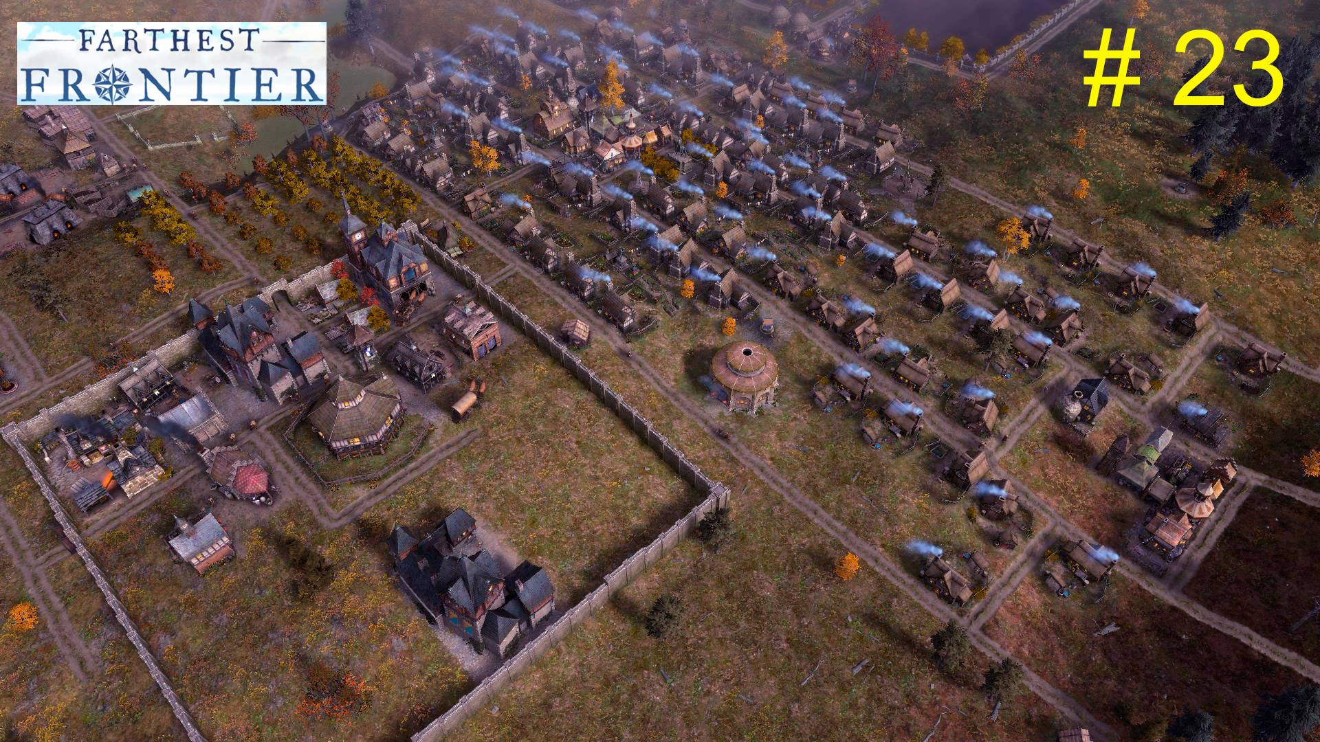 Гиперборея # 23. Голод: новые собиратели, рыбаки, поля. Развитие поселения. Farthest Frontier