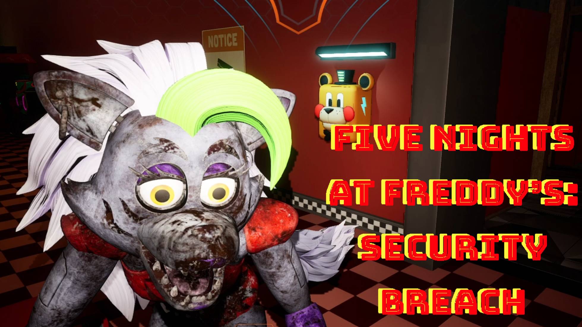 Гонки Рокси//Five Nights at Freddy’s: Security Breach №7