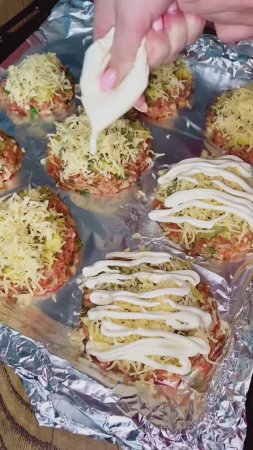 Рецепт ПРОСТОГО И ВКУСНОГО ужина! #изфарша #фарш #простойрецепт #ужи...
