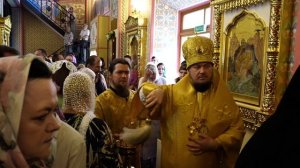 Освящение храма в честь Спаса Нерукотворного