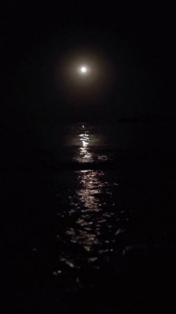 Ночное Азовское море