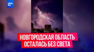 Ливень и ветер оставили Новгородскую область без света