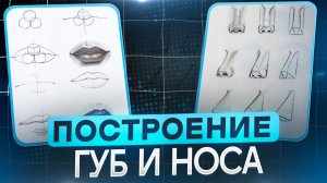 ПОСТРОЕНИЕ РТА И НОСА
