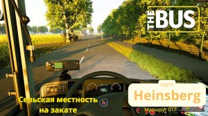🚌 The Bus | Маршрут 17 в обратную сторону | Закатная поездка по сельской местности 🌅🚍
