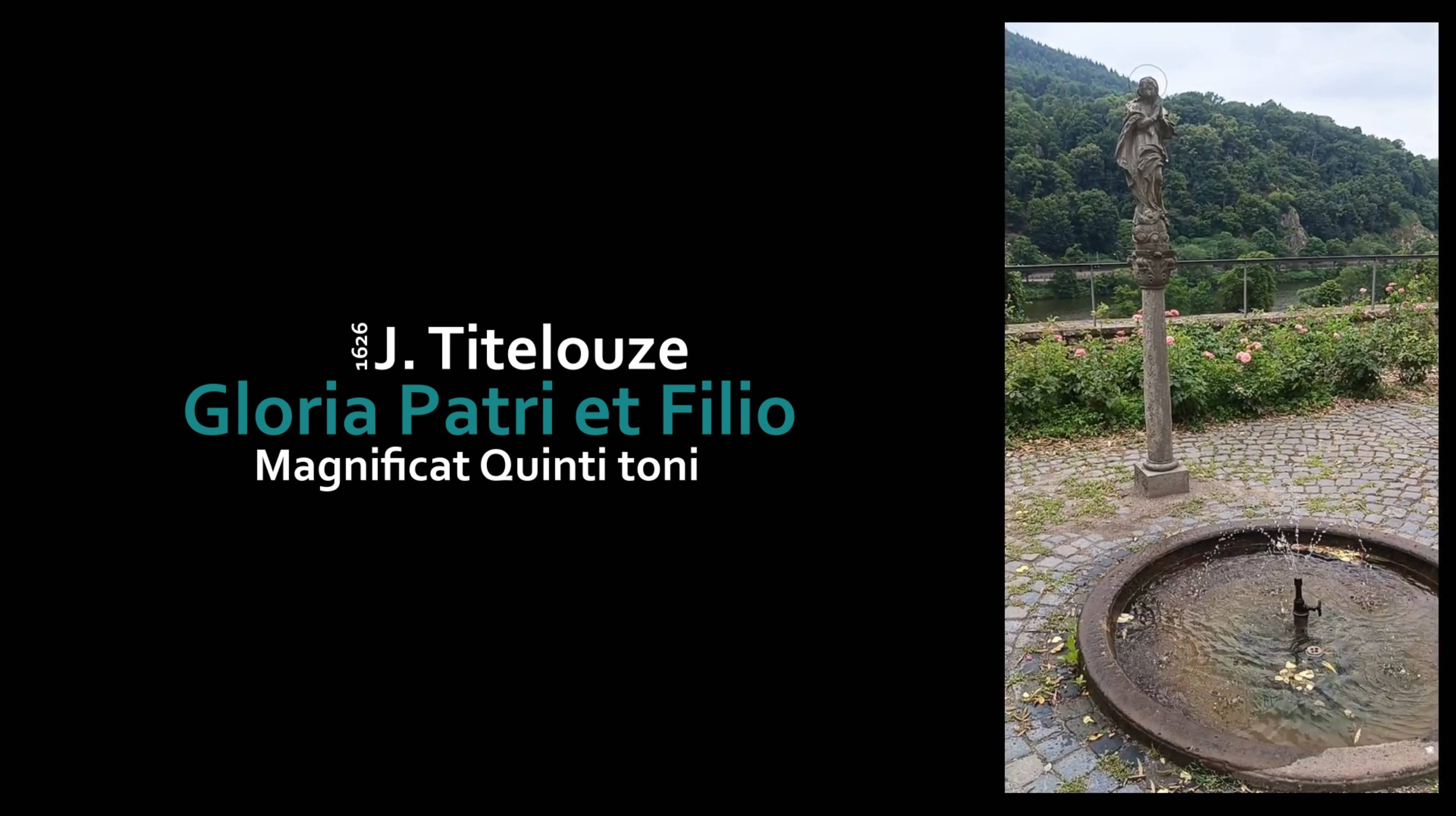 J. Titelouze: Gloria Patri et Filio, Magnificat Quinti toni (1626) | Глория Патри и Филио, Magnifica