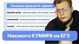 Разбор задания №6 ЕГЭ Информатика. Рисуем Черепахой в Python. "Соответственно"