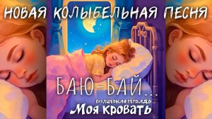 Волшебная тетрадь. "Моя кровать".  Новая колыбельная песня про кровать, подушку и  луну.  Баю-бай!