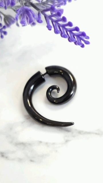 Черные серьги-джекеты "Золотое сечение" от StarfallShop