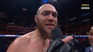 Интервью Вальтера Уокера (видео). UFC Fight Night