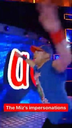 The Miz Impersonates  #wwe #row #smackdown #nxt #wrestlemania #worldwrestlingentertainment #wwe2k23