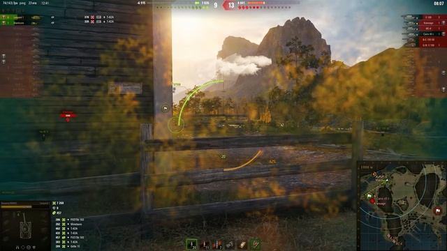 [Fermani wot] * Бой 1 из миллиона! Как два Уникума сделали всю команду leopard 1 и Manticore в деле!
