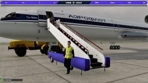 X-Plane 12, Ту154-б2, Vatsim, Barnaul(UNBB) - Omsk(UNOO)