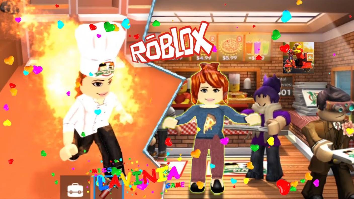 Работаю в пиццерии поваром в Roblox! Тяжело работать в пиццерии Роблокс! #roblox #роблокс #лавинья