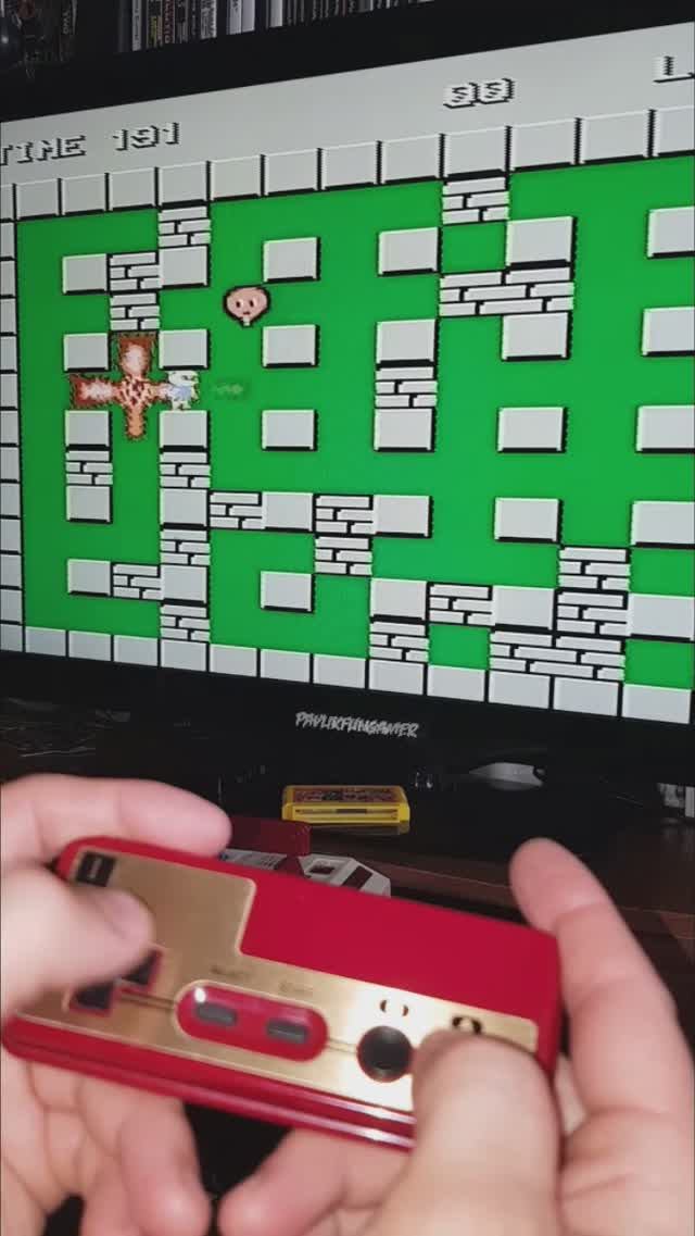 Секрет игры Bomberman на денди #retro #dendy  #games #денди #sega #nes #retrogaming #игры #glitch