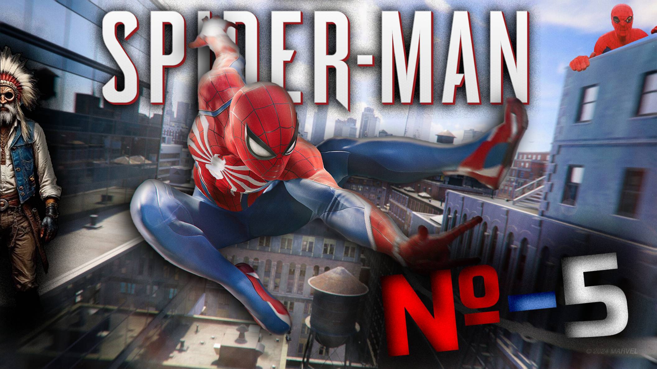 Spider-man: remastered (PC) "Ч-5"Прохождение в 21:9"Широкий угол" Озвучиваю всех персонажей