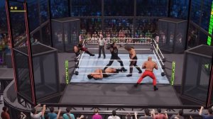 Elimination Chamber - Braun Strowman, Kane, Bautista, André the Giant, The Undertaker, Kevin Nash.