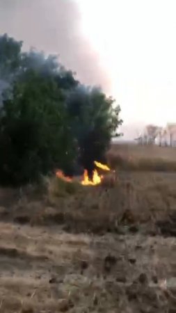 Пожары продолжают бушевать на Ставрополье