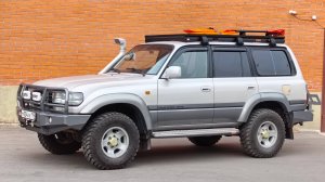 Ставим на Toyota LC 80 алюминиевый багажник РИФ: пошаговая инструкция и обзор системы