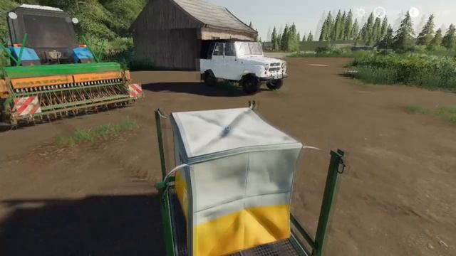 Засадили первое поле первой пшеницы и поделали кое-какие дела   
Farming Simulator 19  часть   10
