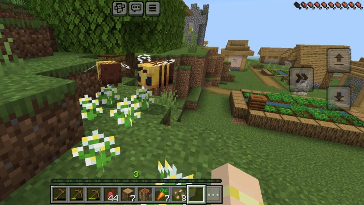 Приручила пчелу 🎲Minecraft - PE🎲