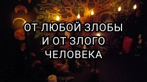 От любой злобы и злого человека.
