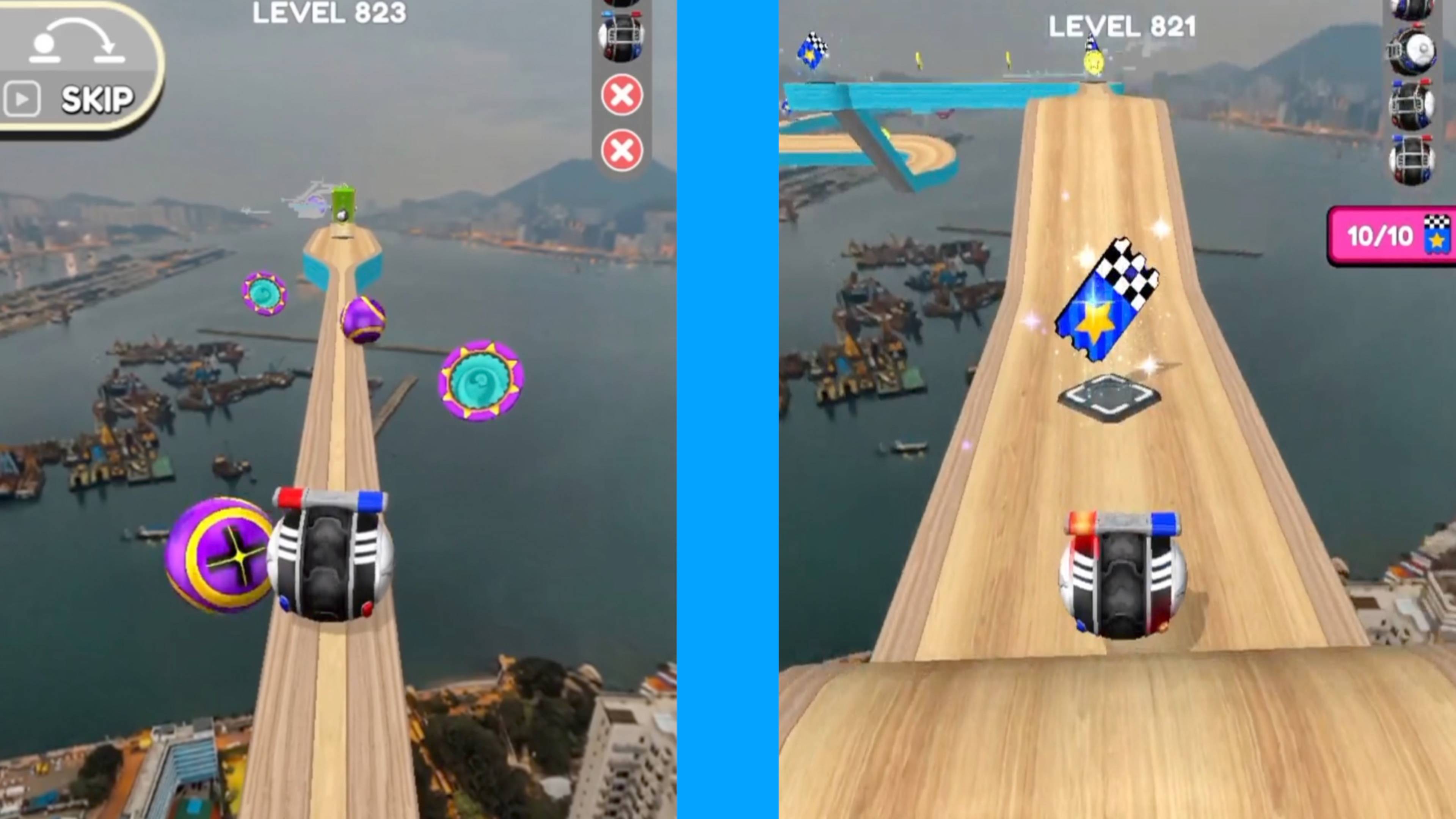 Going balls All Levels Gameplay IOS Android Going Balls levels 821 to 824 Race Football