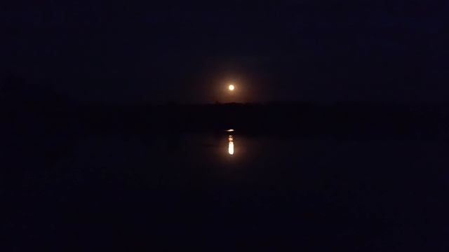 Восход полной луны. Велопоход 11.07.25, часть 12.