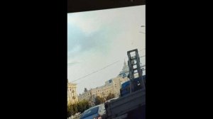 Момент удара БПЛА по жилому дому в Воронеже