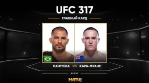 Александр Пантожа против Кая Кара-Фрэнса (видео). UFC 317
