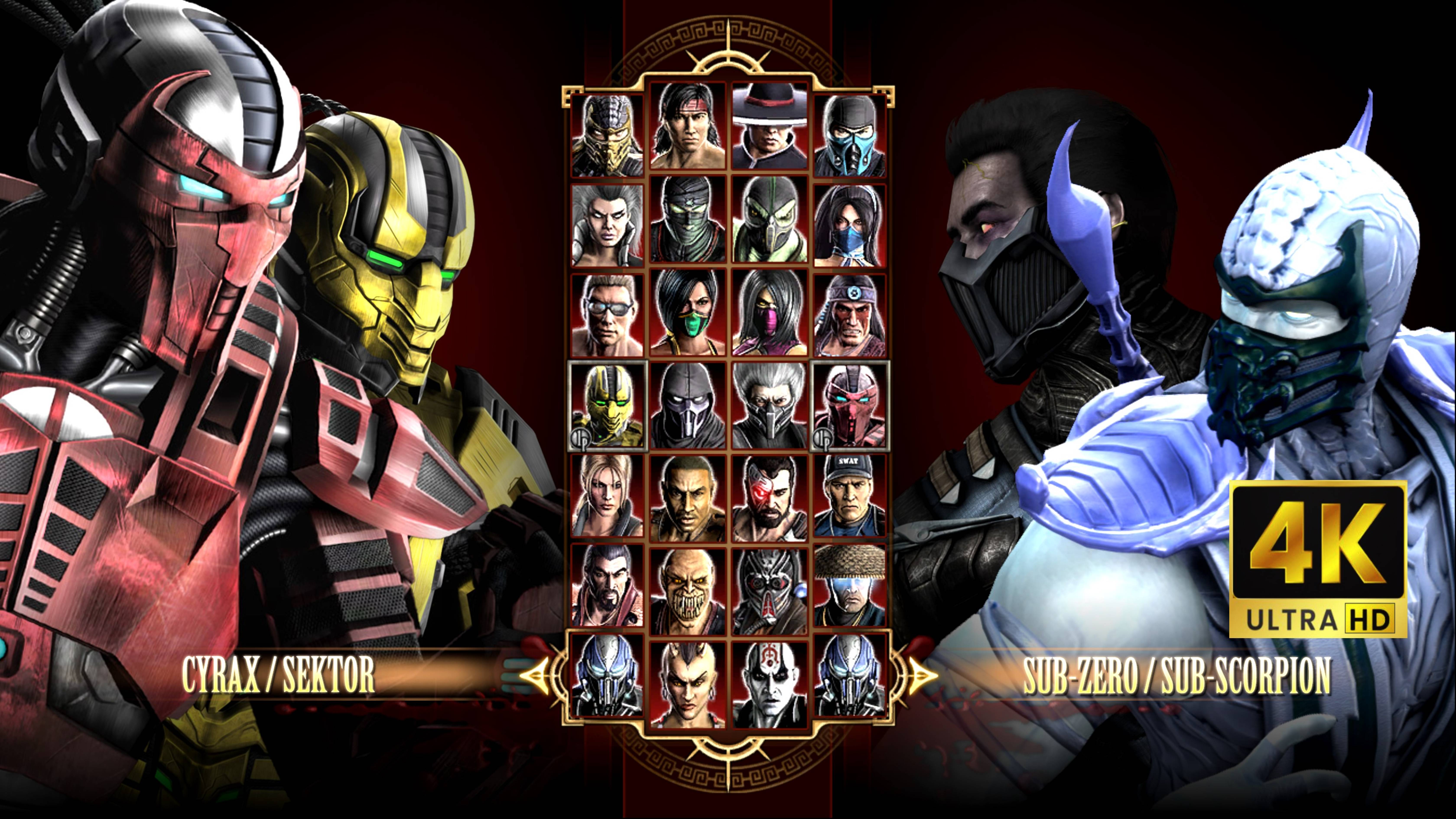 Игра за Cyrax MK 1 & Sektor MK 1 в Mortal Kombat Komplete Edition на PC Expert в 4K