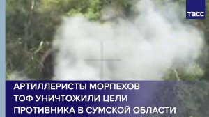 Артиллеристы морпехов ТОФ уничтожили цели противника в Сумской области