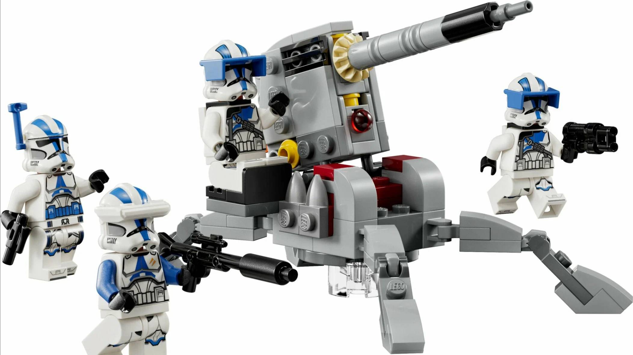 LEGO Star Wars 75345 — Обзор набора 501-й легион: минифигурки, пушка AV-7, сборка и самоделки.