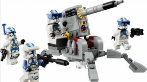 LEGO Star Wars 75345 — Обзор набора 501-й легион: минифигурки, пушка AV-7, сборка и самоделки.