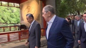 С.В.Лавров и Ван И, Пекин, 13 июля 2025 года