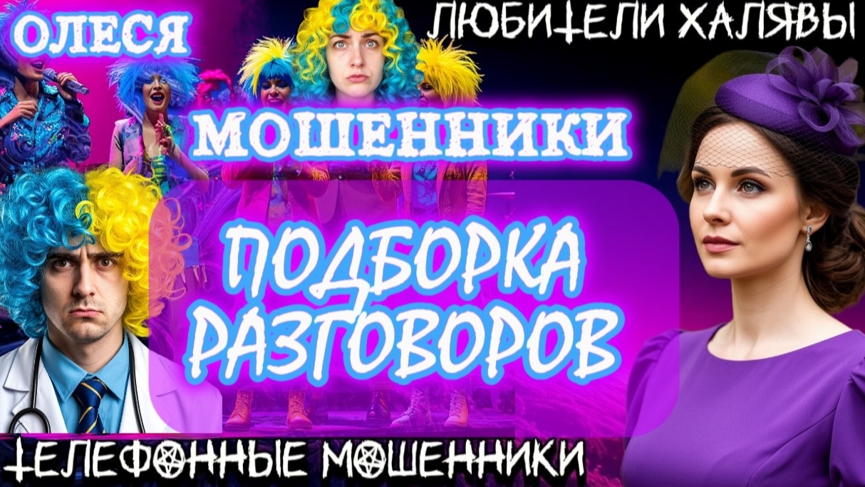 ⚡ ОЛЕСЯ. ПОДБОРКА РАЗГОВОРОВ | ТЕЛЕФОННЫЕ МОШЕННИКИ