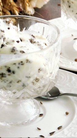 Сливочное мороженое с Бородинским хлебом и солодом