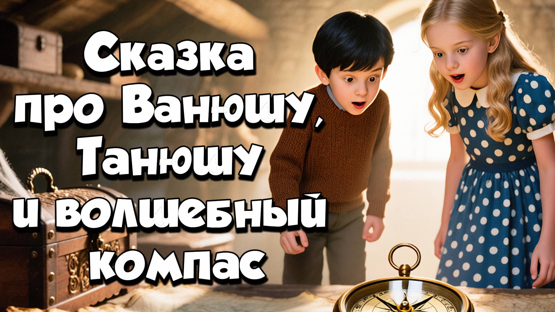 🎧 ВОЛШЕБНАЯ СКАЗКА «ВАНЮША, ТАНЮША И ВОЛШЕБНЫЙ КОМПАС» | АУДИОИСТОРИЯ ДЛЯ ДЕТЕЙ 4-10 ЛЕТ