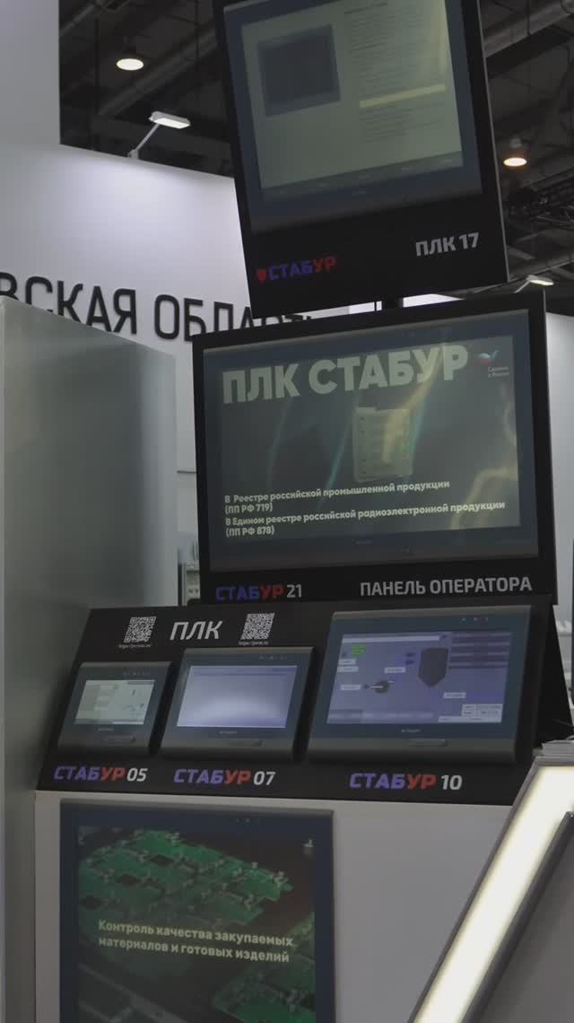 ПЛК СТАБУР представлены на выставке ИННОПРОМ 2025