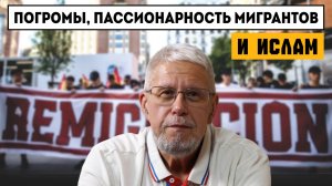 ПОГРОМЫ, ПАССИОНАРНОСТЬ МИГРАНТОВ И ИСЛАМ. СЕРГЕЙ ПЕРЕСЛЕГИН