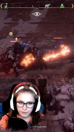 Взбаламутила стадо #короткоевидео #летсплей #подписывайся #Элой #HorizonZeroDawn #Апокалипсис