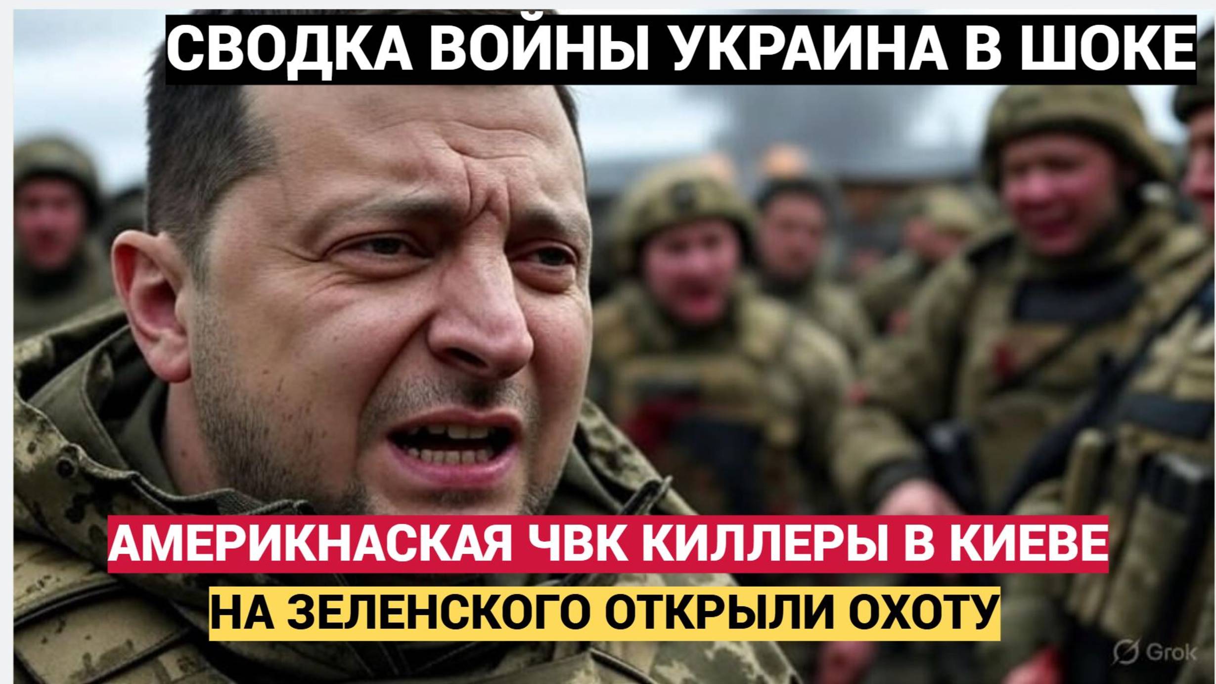 ШОК!  АМЕРИКАНКСКАЯ ЧВК ОТКРЫЛА ОХОТУ НА СБУШНИКОВ И ЛИЧНО ЗЕЛЕНСКОГО! КТО ПЕРВЫЙ