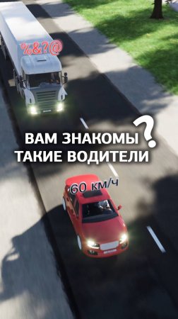 Вам знакомы такие водители?