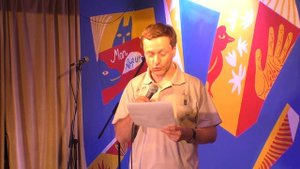 Юрий Тубольцев читает цитаты на Открытом Микрофоне-Марафоне Гриши Мовшица 10.07.2025 г.