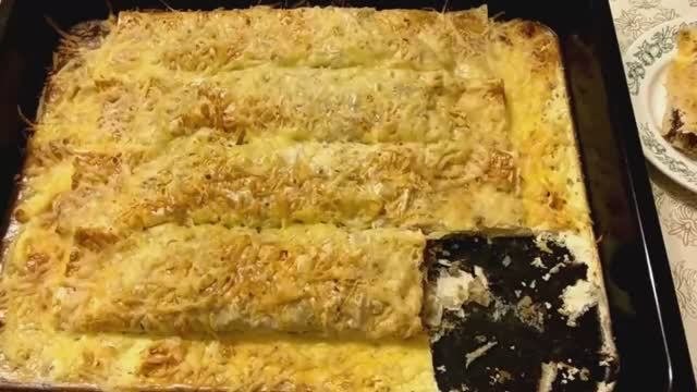Запеканка в лаваше. Запеканка с фаршем