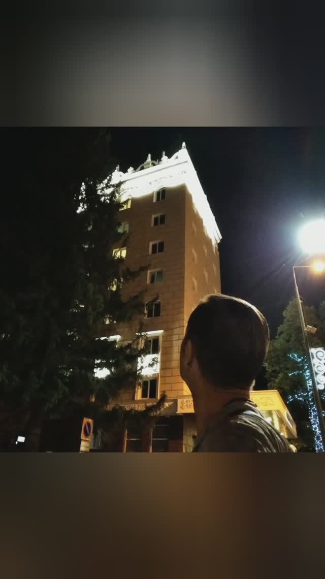 Это ночь и ее электрический дождь- ночная площадь г.Октябрьский (10 июня 2025)🌌🌛❤️