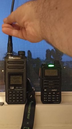 Сравнение приема #radtel #rt4d и #quansheng #tk11 #hamradio #радиолюбитель #test