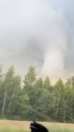 В Данковском районе Липецкой области замечен смерч