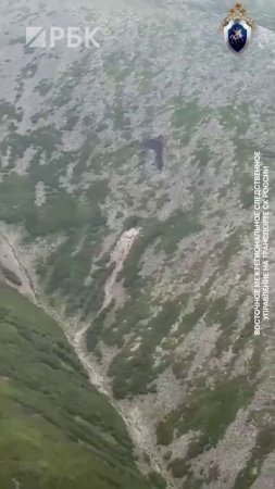 Кадры с места крушения вертолета Ми-8 на Дальнем Востоке