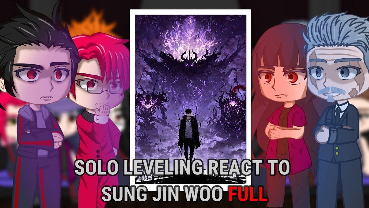 Реакция на Сон Джин-Ву  / Персонажи Аниме / СБОРКА РЕАКЦИЙ / Гача реакция / Solo leveling